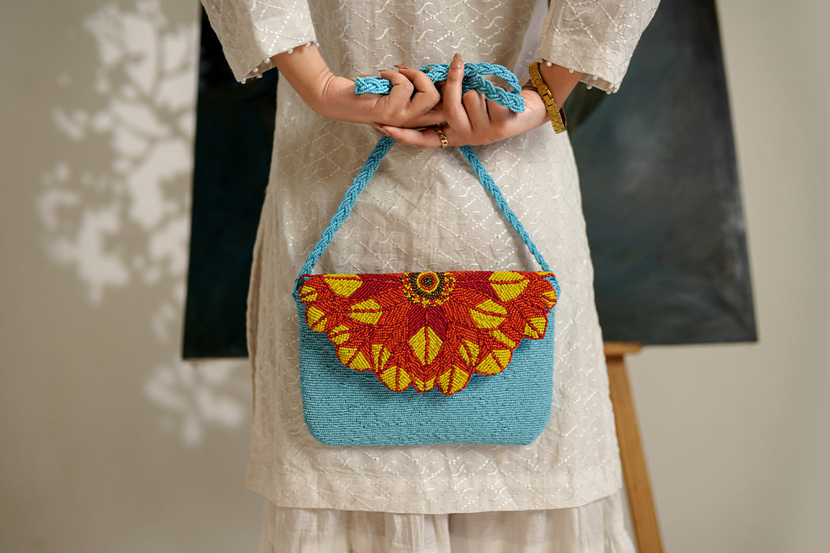 Artisanal Embroidered Bridal Bags and Clutches from Pakistan – Seona Online